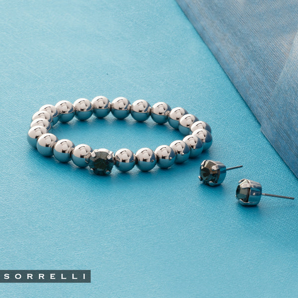 Single Crystal Stretch Bracelet - 4BFJ21PDMONC - Sorrelli