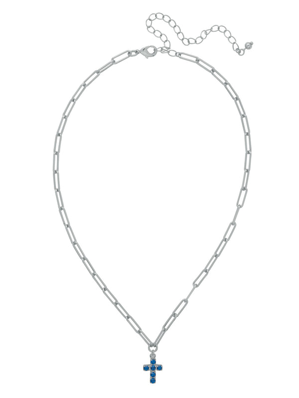 Carly Cross Pendant Necklace - NGE2PDSAP - Sorrelli