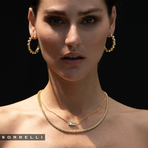 Bauble Hoop Earrings - 4EFL12BGMTL - Sorrelli