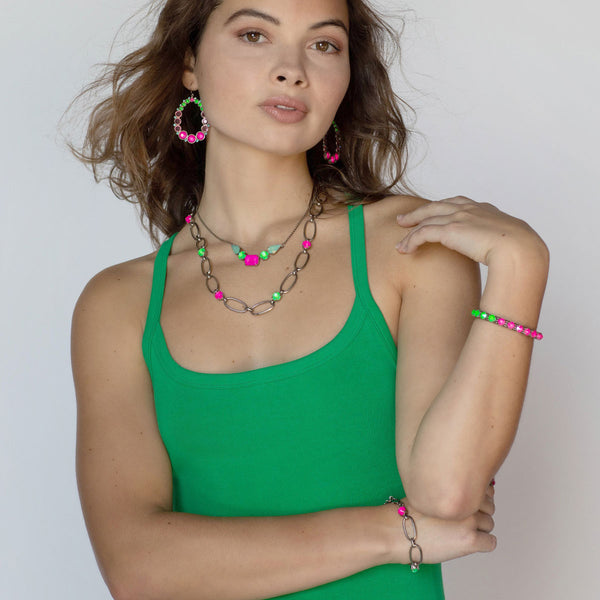 Paige Tennis Necklace - NET3ASWDW - Sorrelli